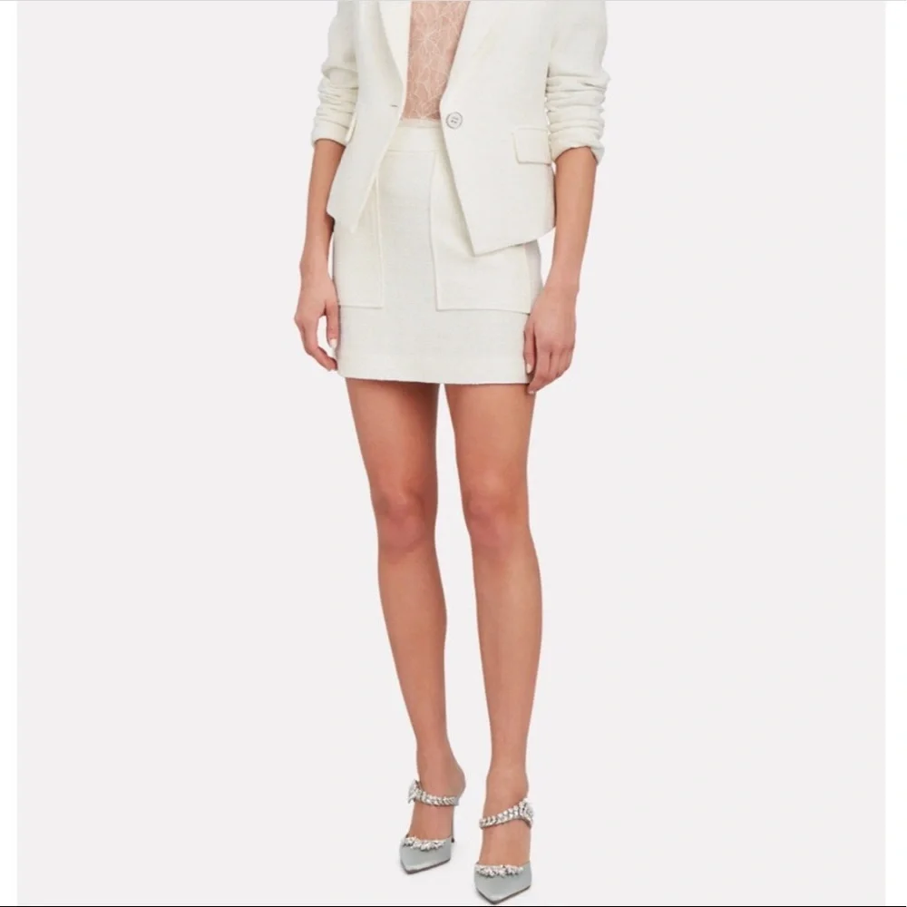 Veronica Beard | Skirts | Veronica Beard Bond Button Pocket Mini Skirt ...